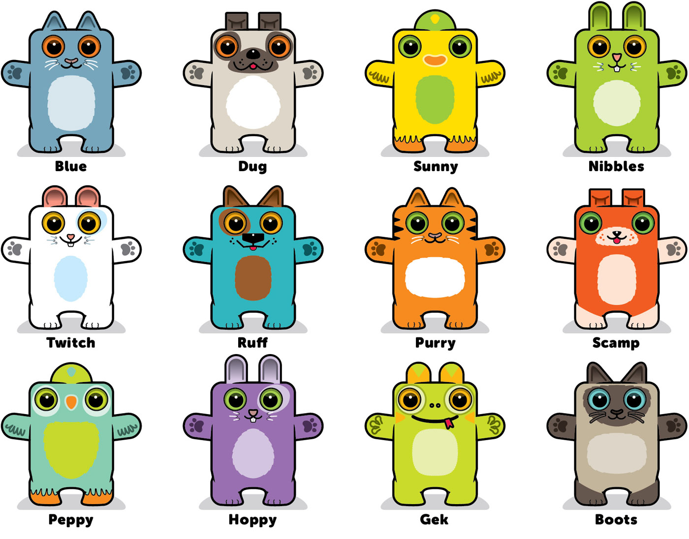 Boxibos Mini Box Paper Toys | Box Buddies