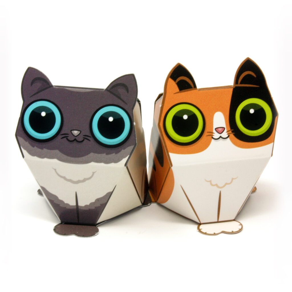 Box Buddies Foldimals Cats | Box Buddies