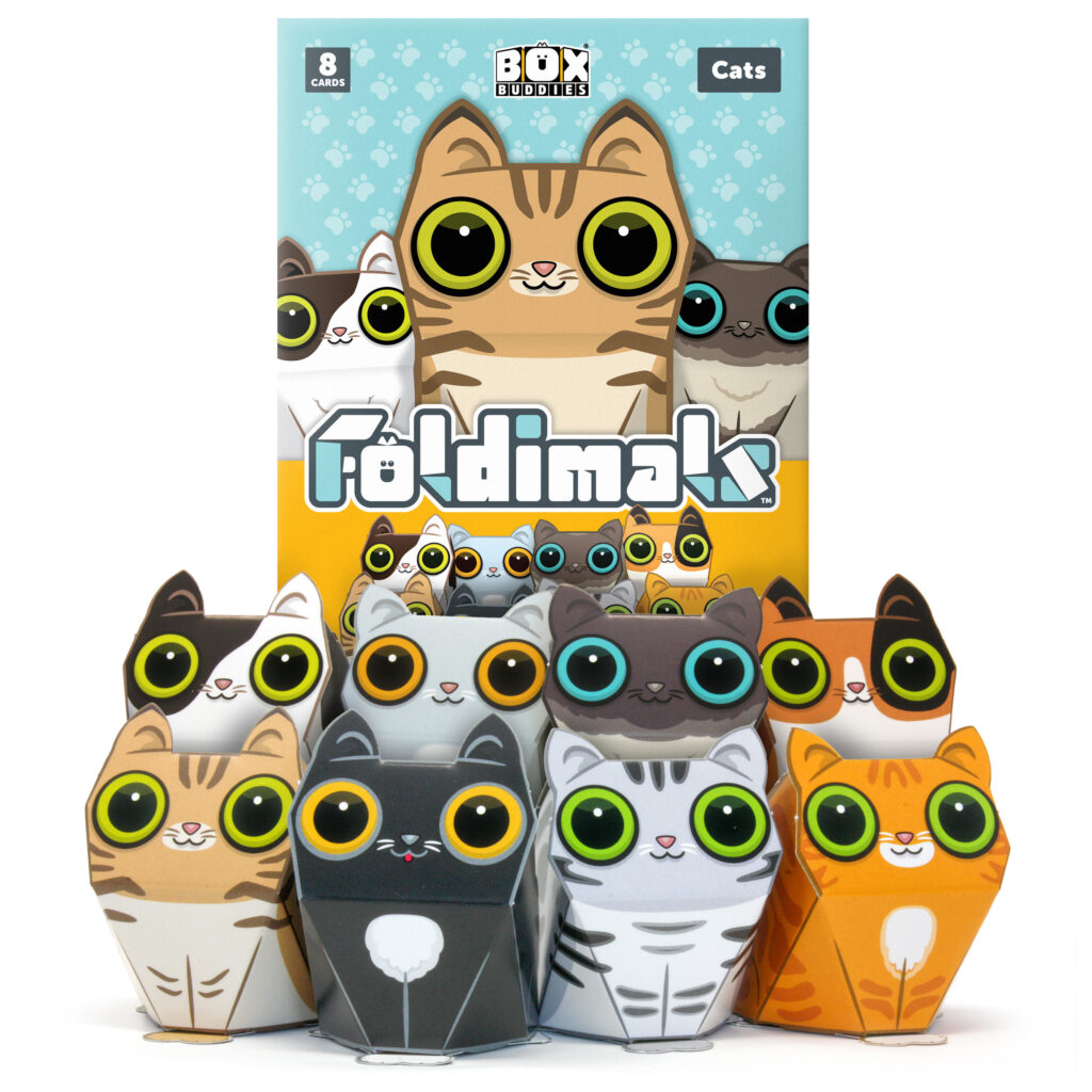Box Buddies Foldimals Cats | Box Buddies