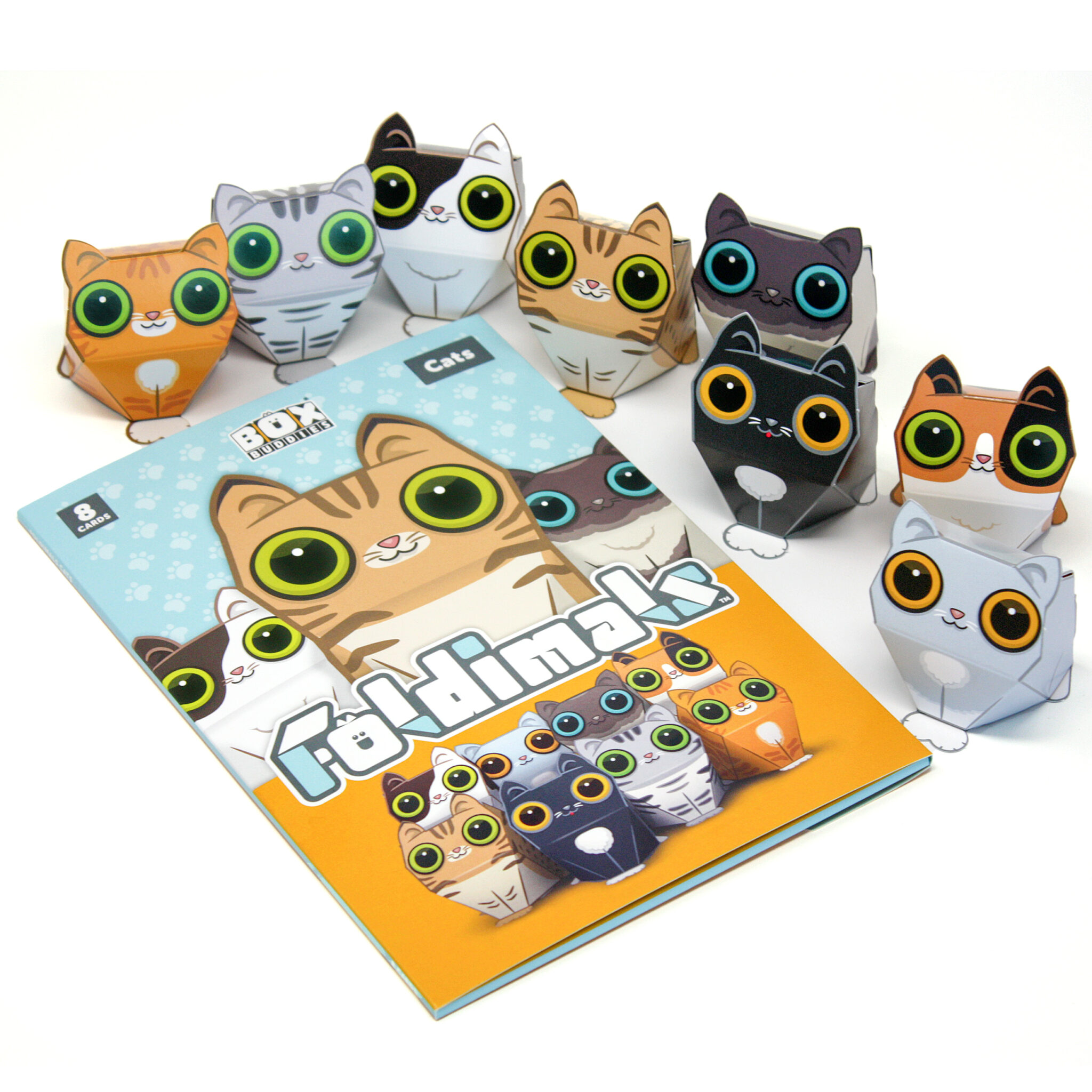 Box Buddies Foldimals Cats | Box Buddies